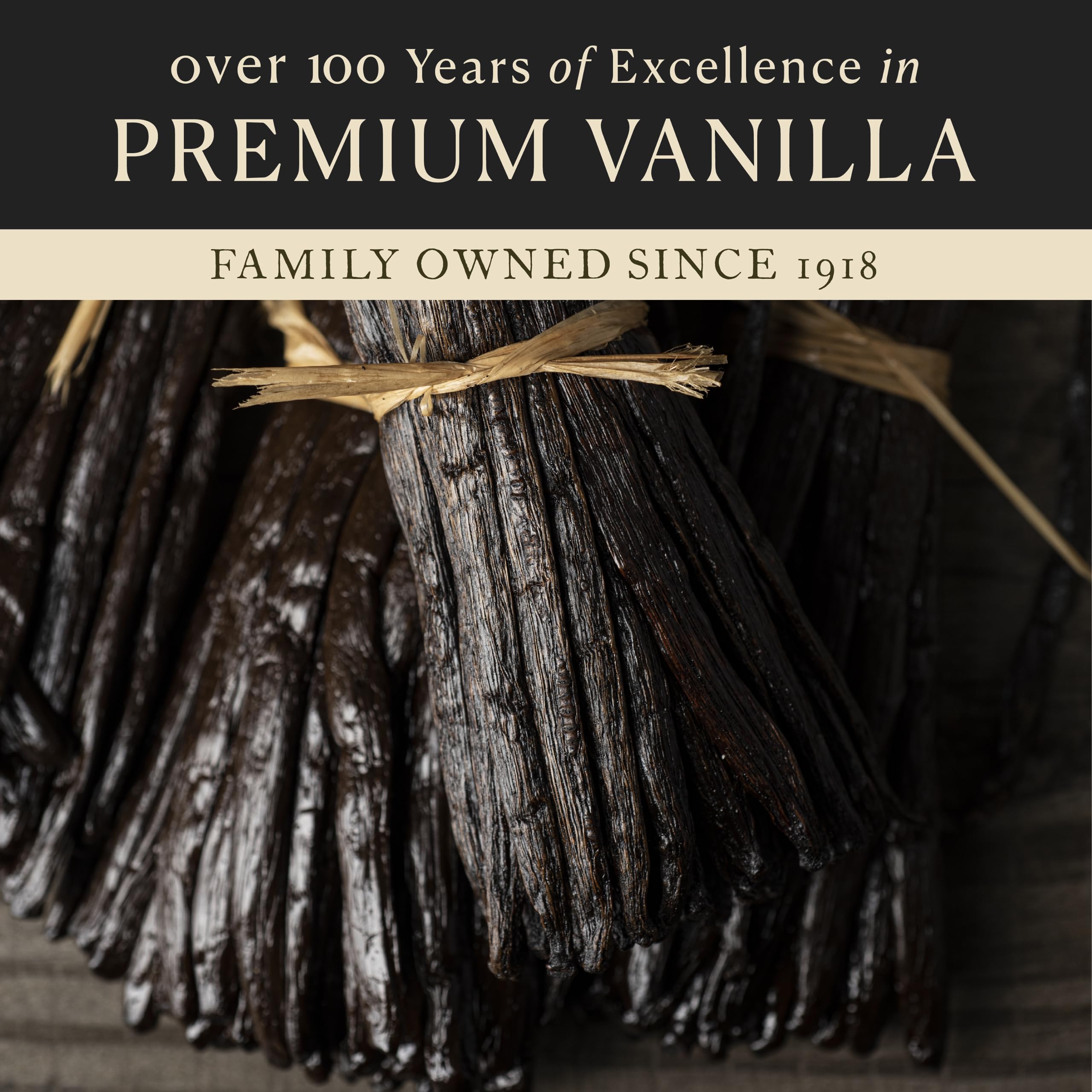 Cook’s, Organic Pure Vanilla Extract, World’s Finest Gourmet Fresh Grade A Premium Vanilla, 8 oz