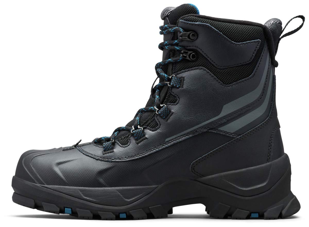 Columbia Men's Bugaboot Plus IV Omni-Heat, Black/Phoenix Blue, 9