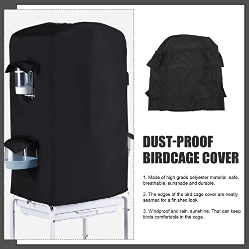 POPETPOP Bird Cage Covers for Night - Birdcage Cover Parrot Cage Cover Breathable Washable Birds Cage Cover Protector Pet Cage Cover Parakeet Cage Cover
