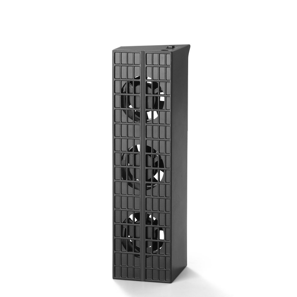 TNP Cooling Fan for PS4 Slim Console - External 3-Fan Intelligent Automatic Temperature Control Cooler for PS4 Slim - Sensor Controlled Radiator Heat Exhaust Accessories for Playstation 4 Slim ONLY