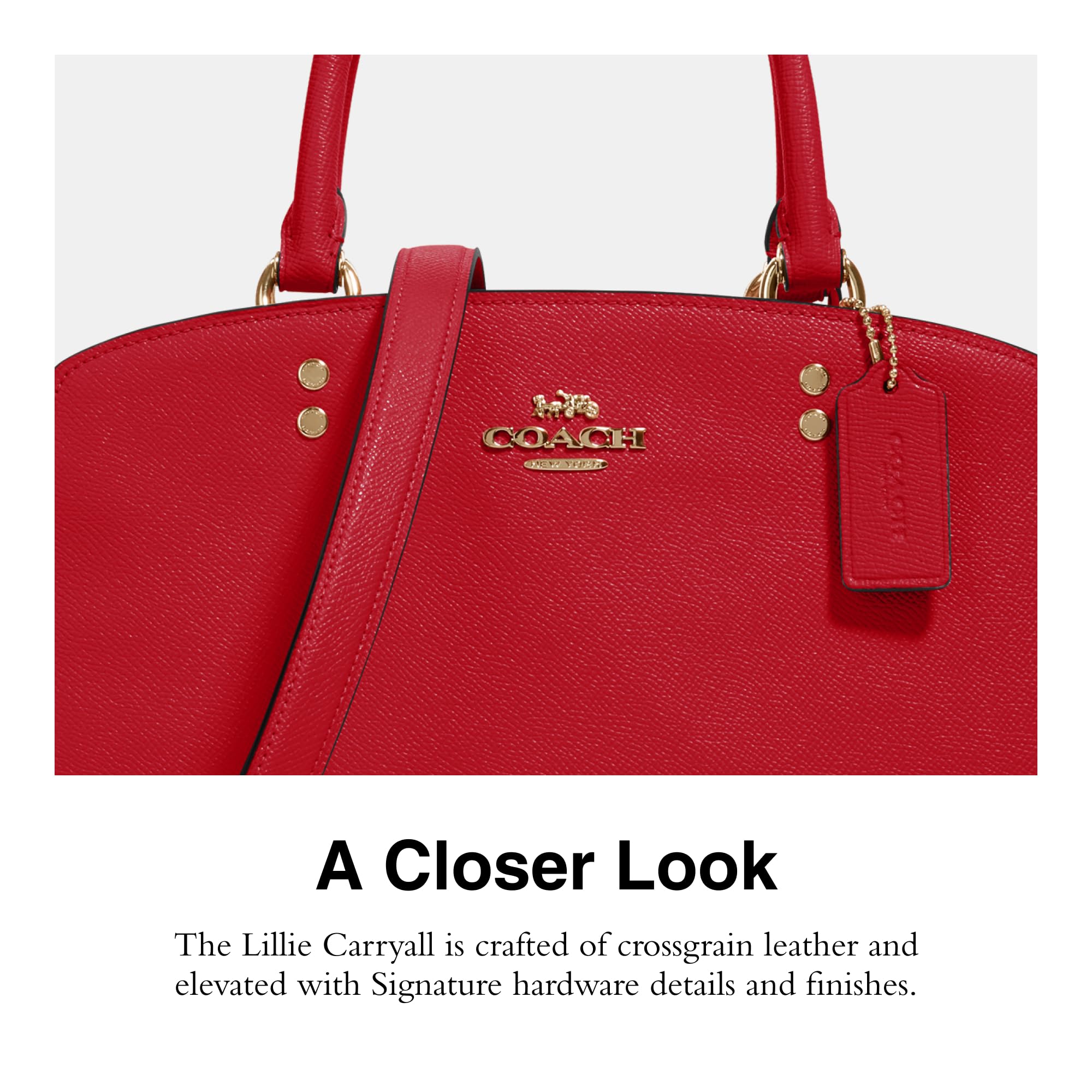Coach Lillie Carryall, True Red
