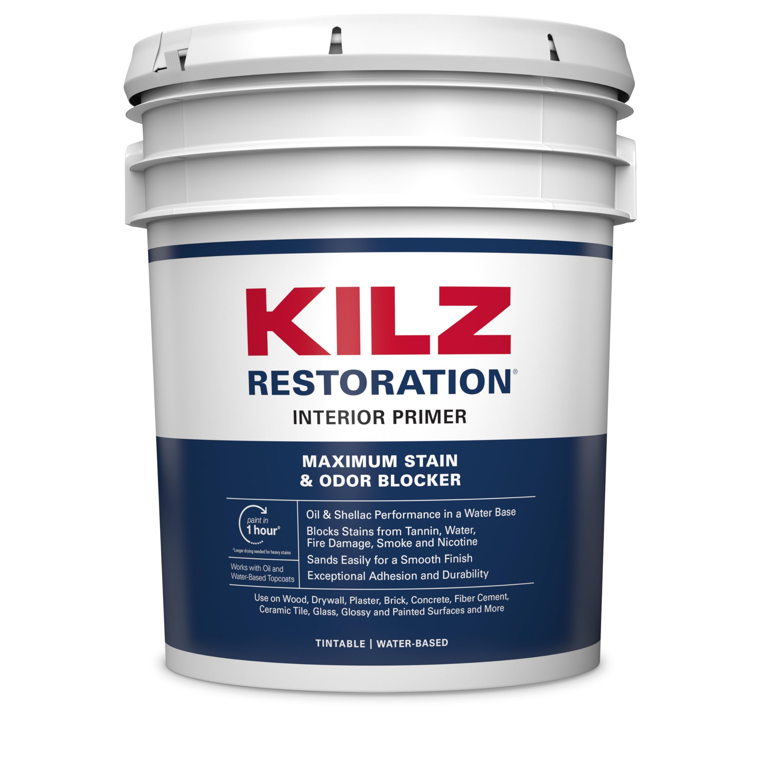 KILZ Restoration Primer, Interior, 5 Gallon
