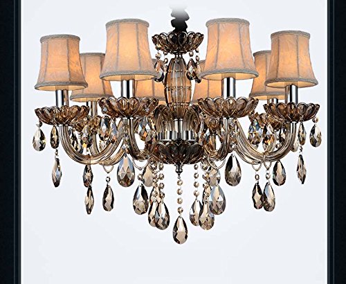 Fushing 20Pcs Chandelier Crystals, Clear Teardrop Crystal Chandelier Pendants Parts Beads, Hanging Crystals for Chandeliers (38mm, Clear)