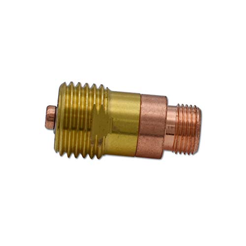 GZTIGWELD TIG Welding Torch STUBBY Gas Lens Collet Body 17GL332 3/32" & Collet 10N24S Copper Consumables KIT for WP 17 18 26 Torch 10PCS