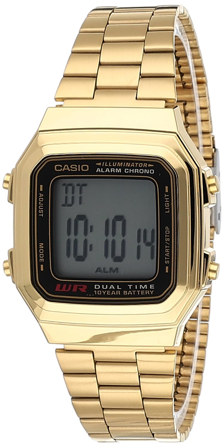 Casio Watch - A178WGA1A (Size: Men)