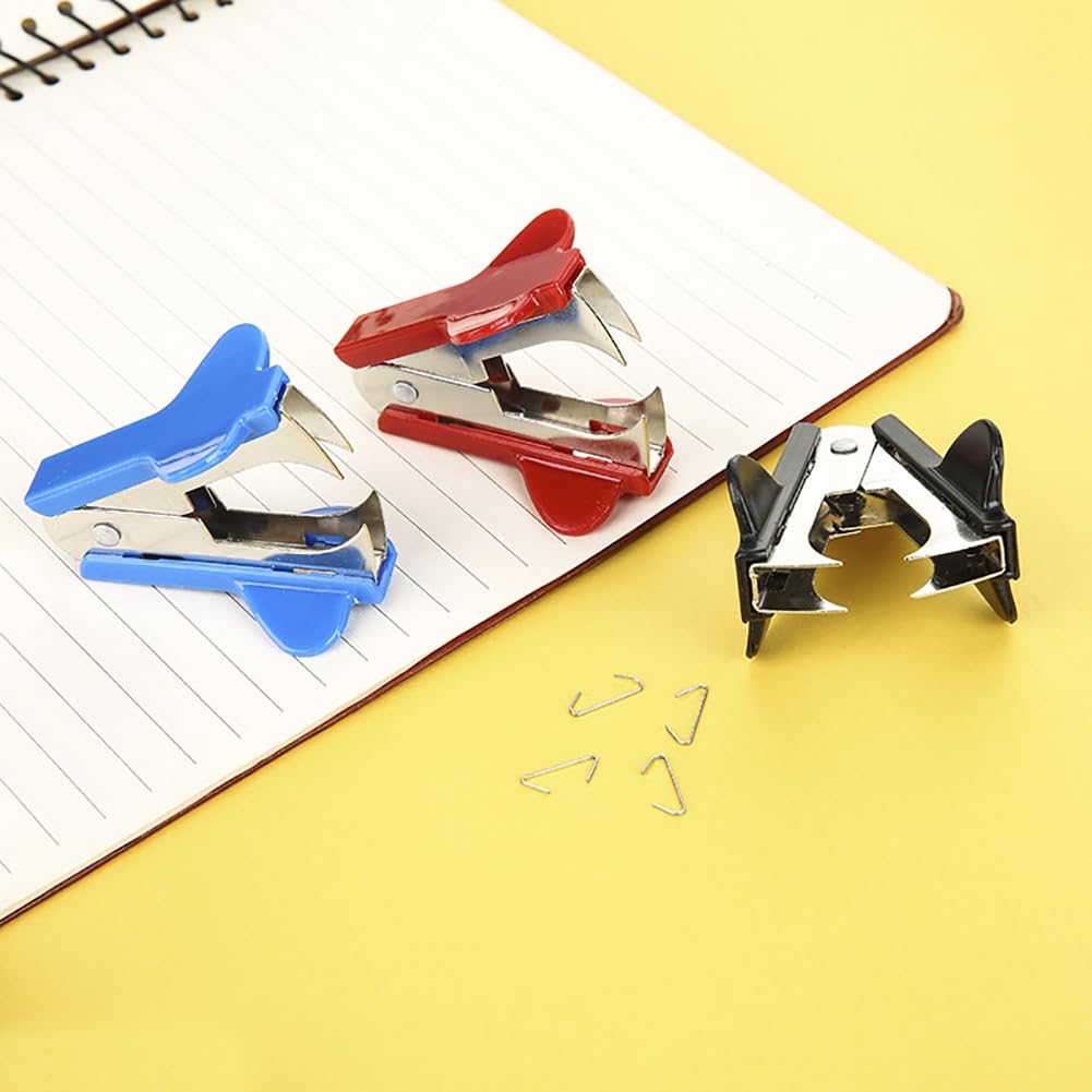 ccHuDE 3 Pcs Staple Removers Staple Puller Tool Jaw Style Staple Remover Claw Staple Removal Stapke Pin Puller Staple Extractor for School Office Home