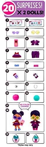L.O.L. Surprise! Me & My Bro Color Change Surprise⢠with 20 Surprises - Great Gift for Kids Ages 4+