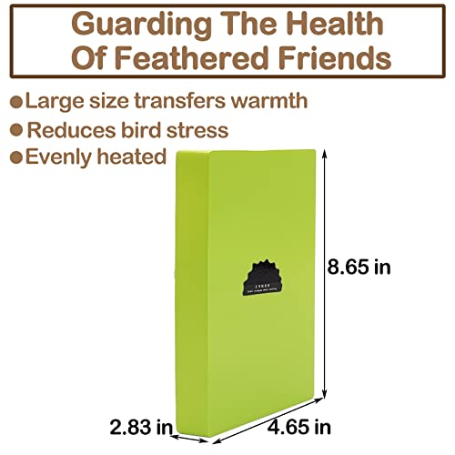 Hamiledyi Bird Heater for Cage Snuggle Up Bird Warmer for Parakeets Thermostatically Birds Perch Stand Heater for Parrots Cockatiel Budgies 12 V