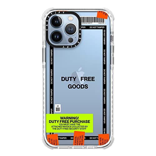 CASETiFY Ultra Impact Case for iPhone 13 Pro Max - Duty Free - Clear Frost