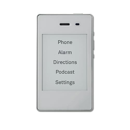 Light Phone II [Light Gray] 4G Volte Phone, Minimalist Phone for Calling & Texting, Bluetooth, WiFi, Personal Hotspot…