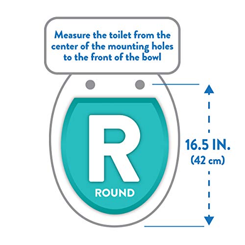 Ginsey Home Solutions Round Resin Toilet Seat, Sea Isle Standard , 59681