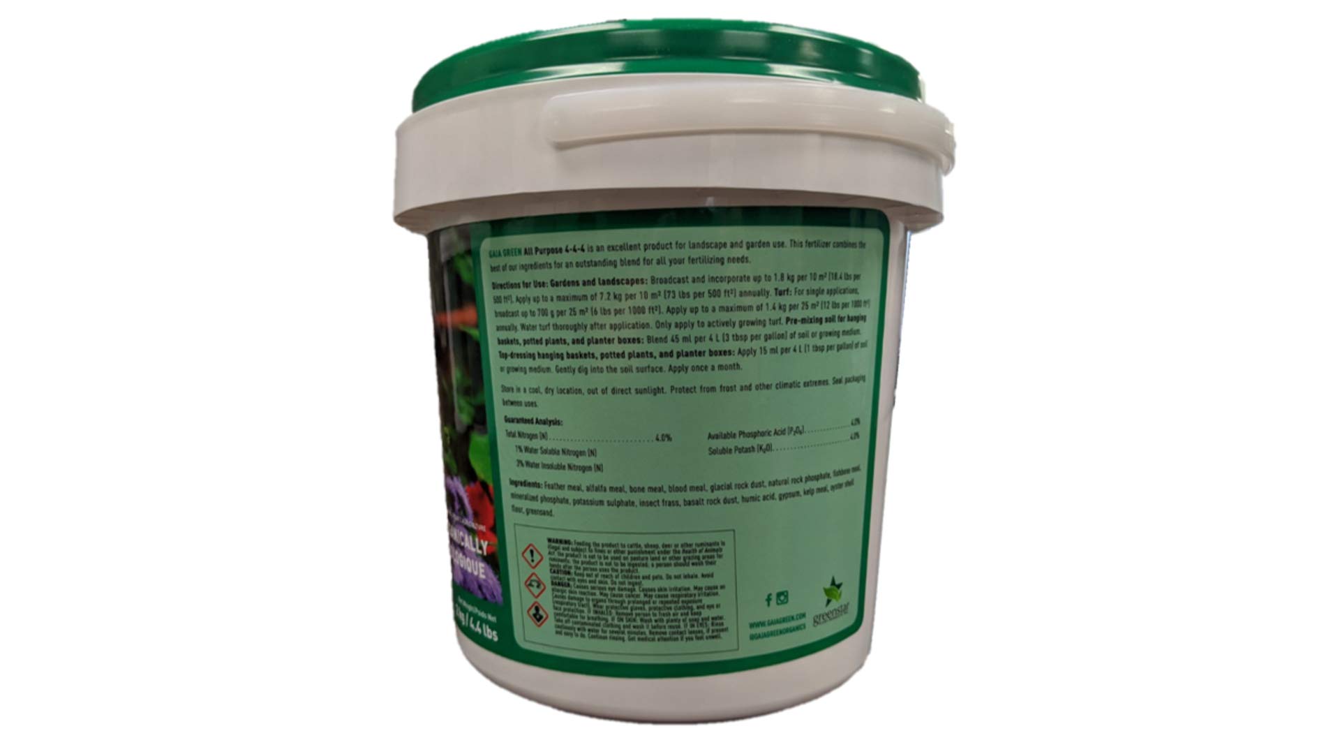 Gaia Green Organic 4-4-4 All Purpose Fertilizer 2kg