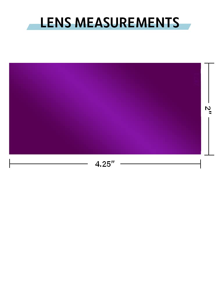 Super Magenta Drop in Welding Lens Small 2 X 4.25