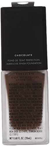 e.l.f. Flawless Finish Foundation, Lightweight & Medium Coverage, Semi-Matte Finish, Chocolate, 0.68 Fl Oz (20mL) (Pack of 5)