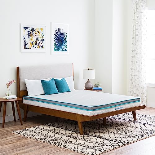 LINENSPA 8 Inch Memory Foam and Innerspring Hybrid Mattress β California King Mattress β Bed in a Box β Medium Firm Mattress