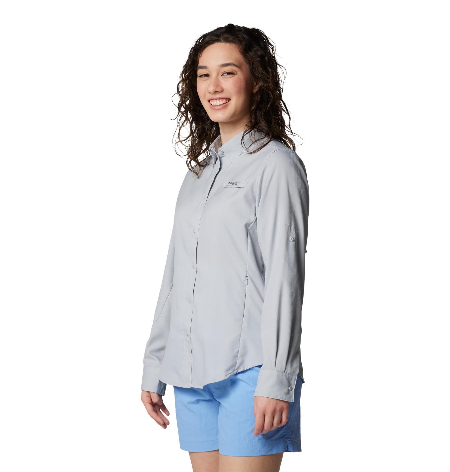 Columbia Women’s PFG Tamiami™ II Long Sleeve Shirt, Cirrus Grey, Medium