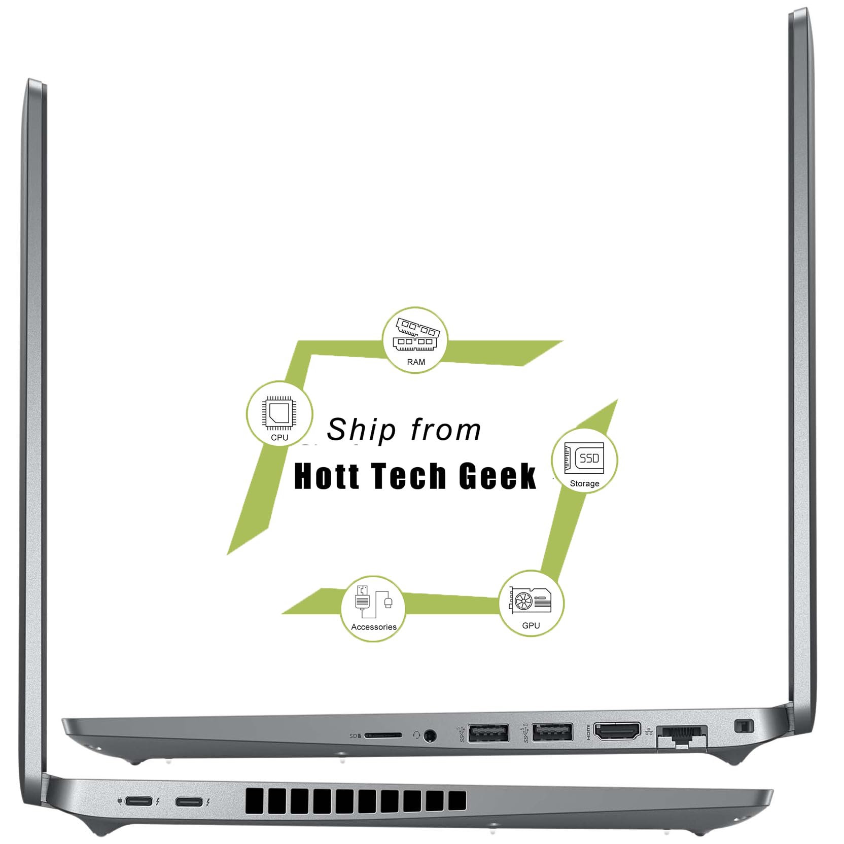 Dell 2023 Latitude 5000 5530 Business Laptop Computer, 15.6" FHD, 12th Gen Intel 10 Cores i5-1235U, 16GB DDR4 RAM, 1TB PCIe SSD, WiFi 6, Bluetooth 5.2, Backlit Keyboard, Gray, Windows 11 Pro