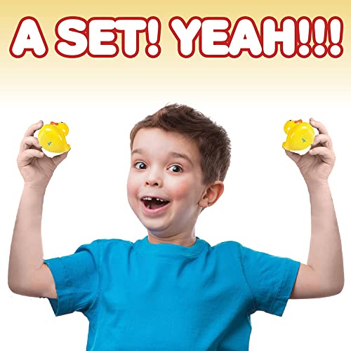 Gamie Duck Pond Matching Game for Kids Includes 20 Plastic Ducks with Numbers and 3β x 6β Inflatable Pool - Fun Memory Game - Water Outdoor Game for Children, Preschoolers, Birthday Party