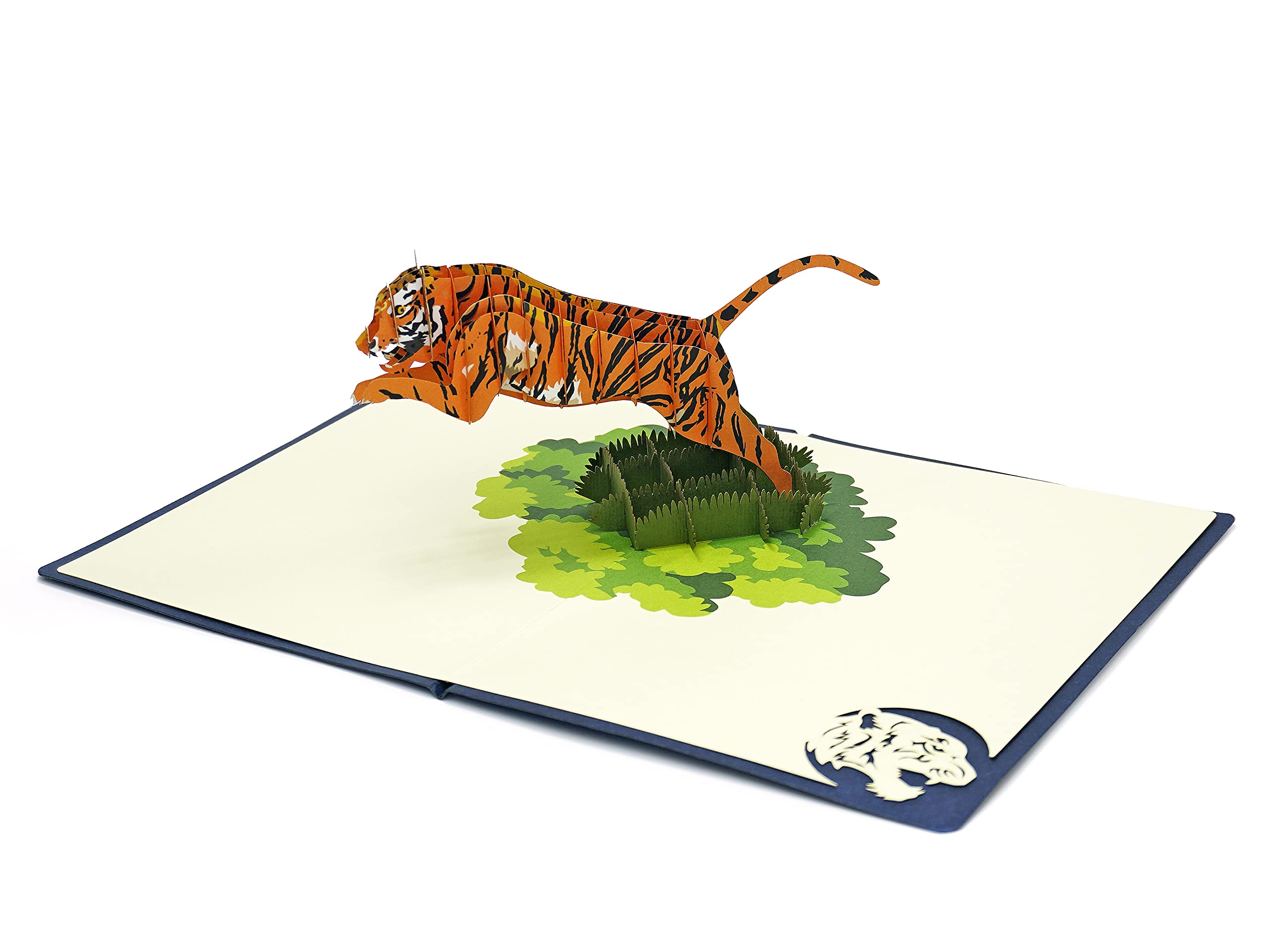 CUTPOPUP Tiger Birthday Card, Pop Up Birthday Card, 3d Greeting Cards Birthday,congratulations Pop Up Card