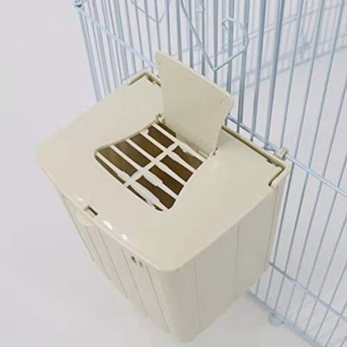 Happyyami 3pcs Plastic Birds Nesting House Bird Finch Nest Breeding Box Outdoor Mounted Parakeet Nest Box Plastic Hanging Bird Hut for Bird Cockatiel Parrot Budgie Random Color