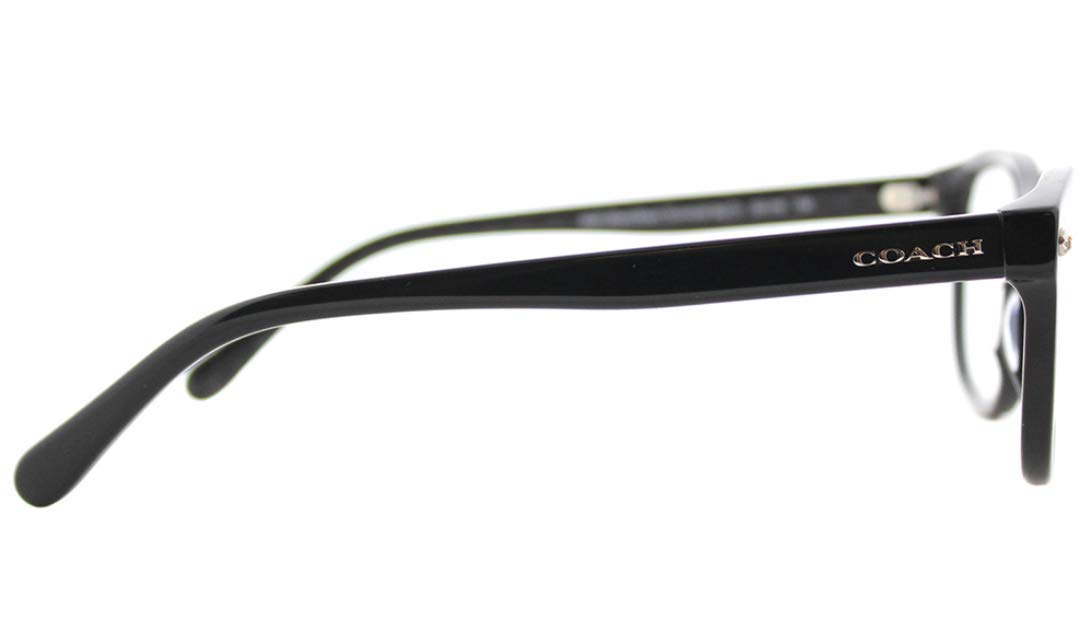 Coach HC6095 Eyeglass Frames 5420-54 - Black/Black Gunmetal HC6095-5420-54