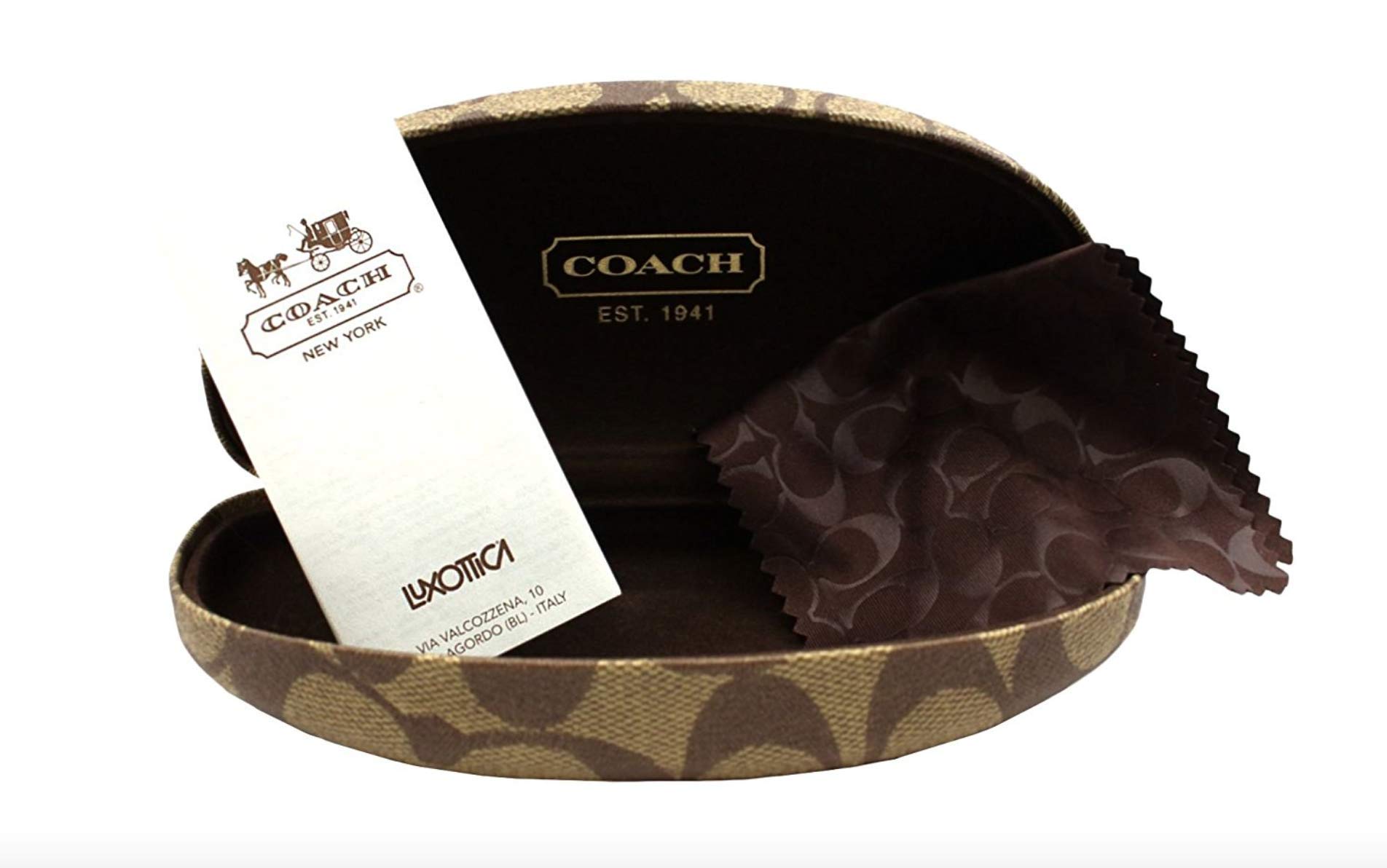 Coach HC8247-551987 Sunglasses Spotty Tortoise Signature C w/GREY 53mm