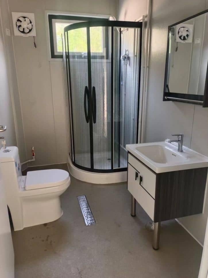 Generic 40Ft prefabricated Mobile House for sale, Foldable House,Modern Design,Prefabricated House WithBathRoom, Kitchen and Living, Gray