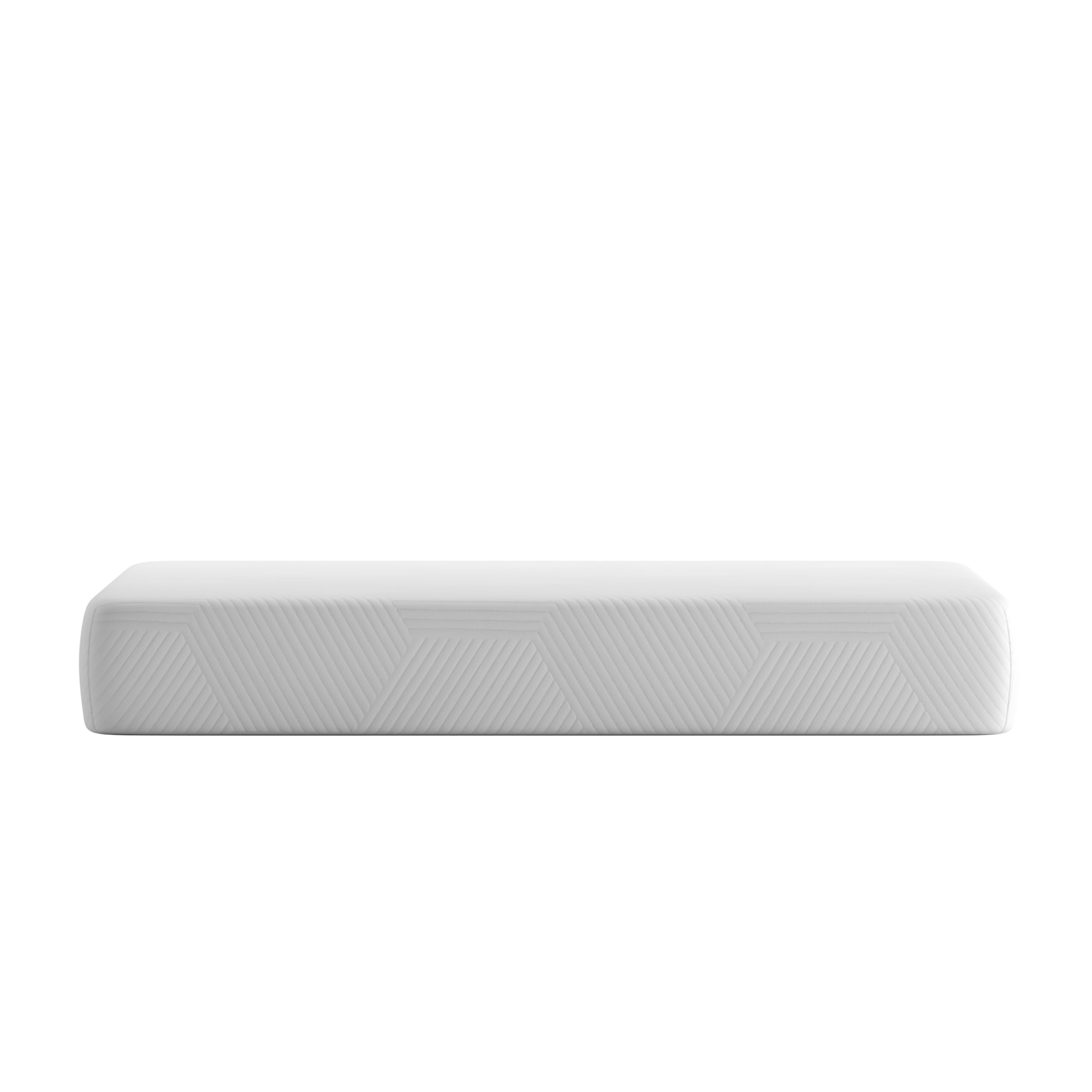 Merrick Lane Iris 8" Full Mattress - 6" Poly Base - Green Tea Cooling Gel - 2" Charcoal Infused Gel Memory Foam - CertiPUR-US Certified Foam - Mattress in a Box