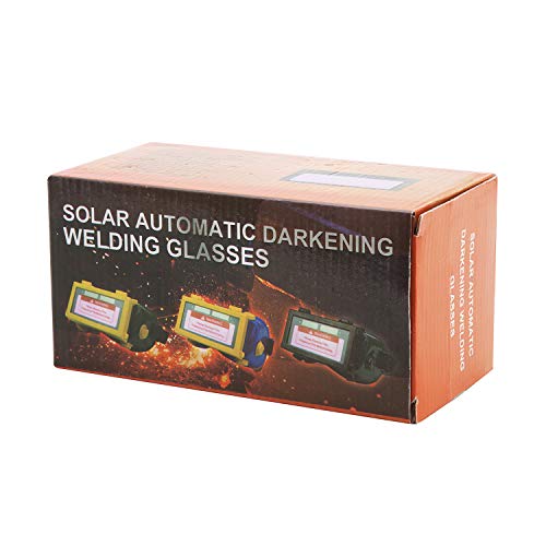 Holulo Auto Darkening Welding Goggles with Clear Inner Lenses Welding Helmet Solar Welder Eyes Glasses Flip Up Lens Eye Protection (Dark Green)