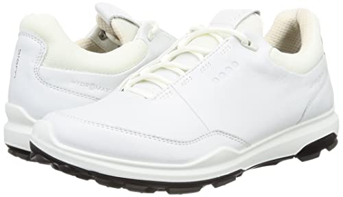 ECCO Men's Biom Hybrid 3 Hydromax Water Resistant Golf Shoe, White, 6-6.5
