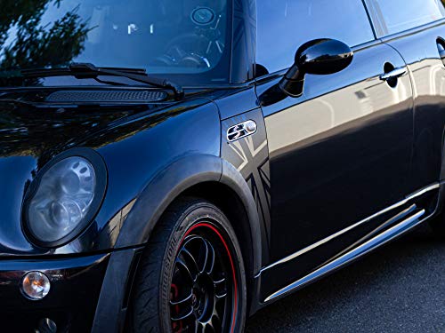 CravenSpeed Union Jack Side Scuttle Panel Decal Kit for Mini Cooper R53 2001-2006 (Matte Black)