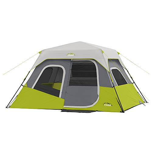 CORE 6 Person Instant Cabin Tent (Wine)