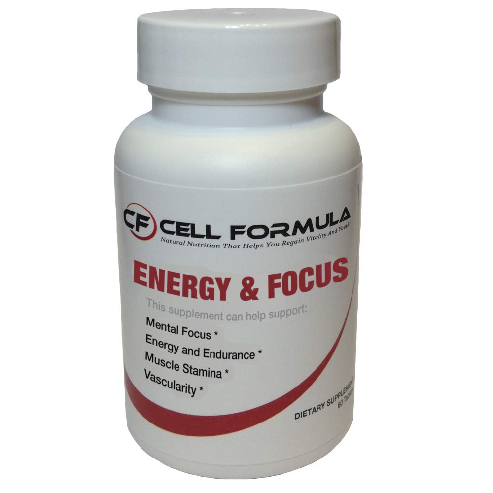 Cell Formula Nutrition - Energy and Focus, Promotes Increased Mental Focus - Energy - Endurance and Increases Muscle Stamina and Vascularity. Non-GMO Gluten Free