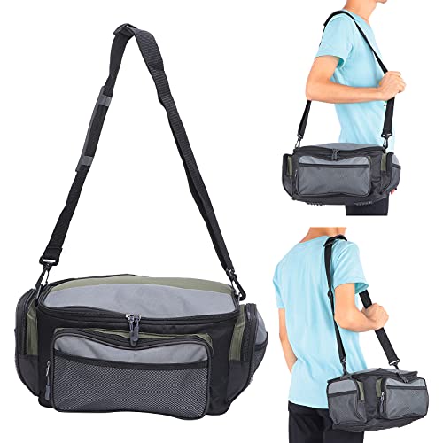 CUTULAMO Fishing Bait Backpack, Fishing Tool Bags Fishing Accessory Polyester Material for Installing Fishing Accessories and Other Items