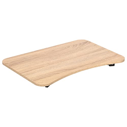 Lap Desk Foldable β Bed Tray for College Dorm and Home β with Handles and Foldable Legs - Perfect Laptop Desk β Perfect for Writing, Eating, Working, Studying - Wood Top Bed Table
