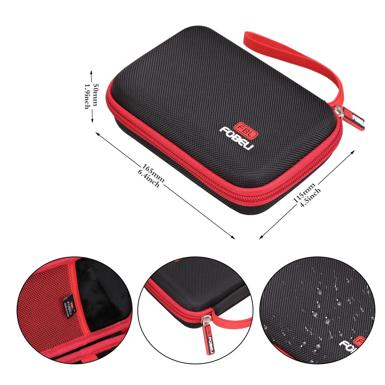 FBLFOBELI Hard Carrying Case Compatible with Razer Kishi / Gamevice FLEX Mobile Game Controller / Gamepad, Portable Travel Storage Bag (Case Only)