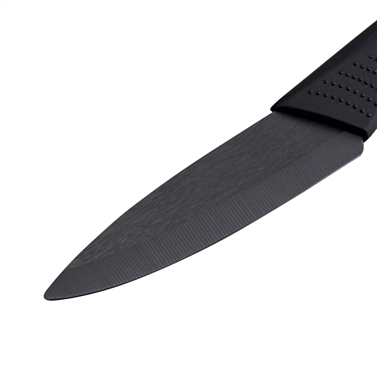 Ceramic Knife Set, 5 Pieces Professional Chef Knives with Sheaths, including Ceramic Knives of 4 Different Sizes and 1 Vegetable Peeler