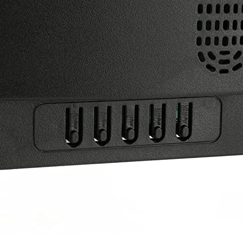 Hosi 23.6 Inch LCD Monitor, LCD Monitor 16:9 Widescreen Builtin Speakers for Desktop Computer (US Plug)