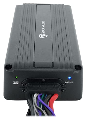 Rockville ATV420 4 Channel UTV/Motorcycle Bluetooth Amplifier IP65 Micro Amp