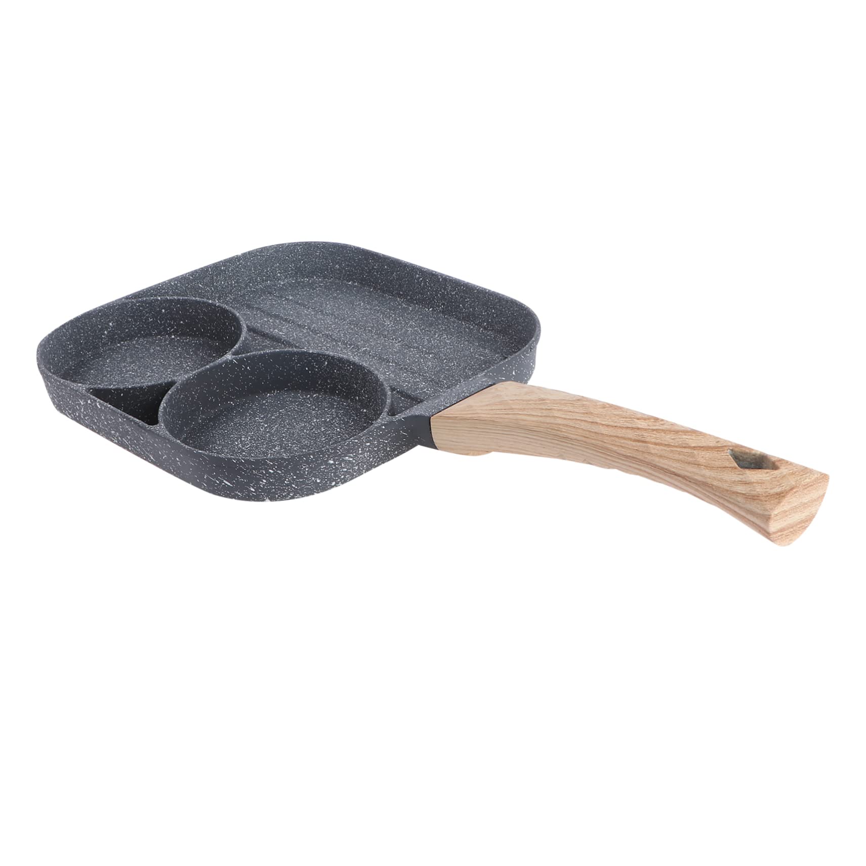 DOITOOL Poached Egg Pan Fried Egg Pan Pot Induction Cooker Aluminum Alloy Burger Pan Sandwich Making Pan Bacon Cooking Pan