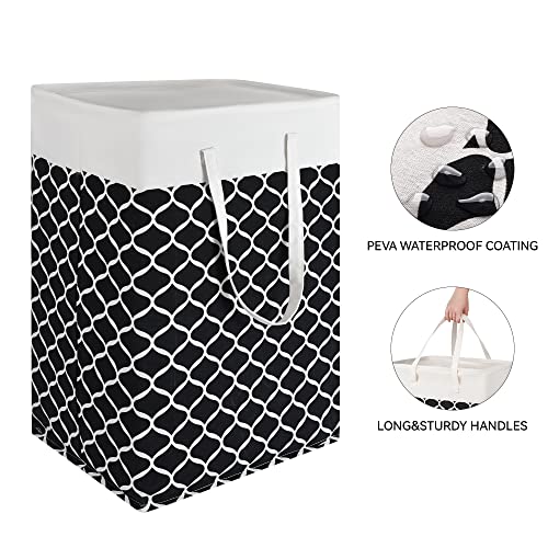 Taprion 75L Laundry Basket, Large Capacity Collapsible Dirty Cloth Hampers Foldable & Waterproof Clothes Hamper for Bedroom, Living Room, Laundry Room