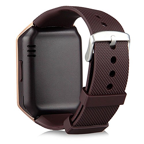 Padgene DZ09 Bluetooth Smartwatch,Touchscreen Wrist Smart Phone Watch Sports Fitness Tracker with SIM SD Card Slot Camera Pedometer Compatible with iOS Android for Kids Men Women