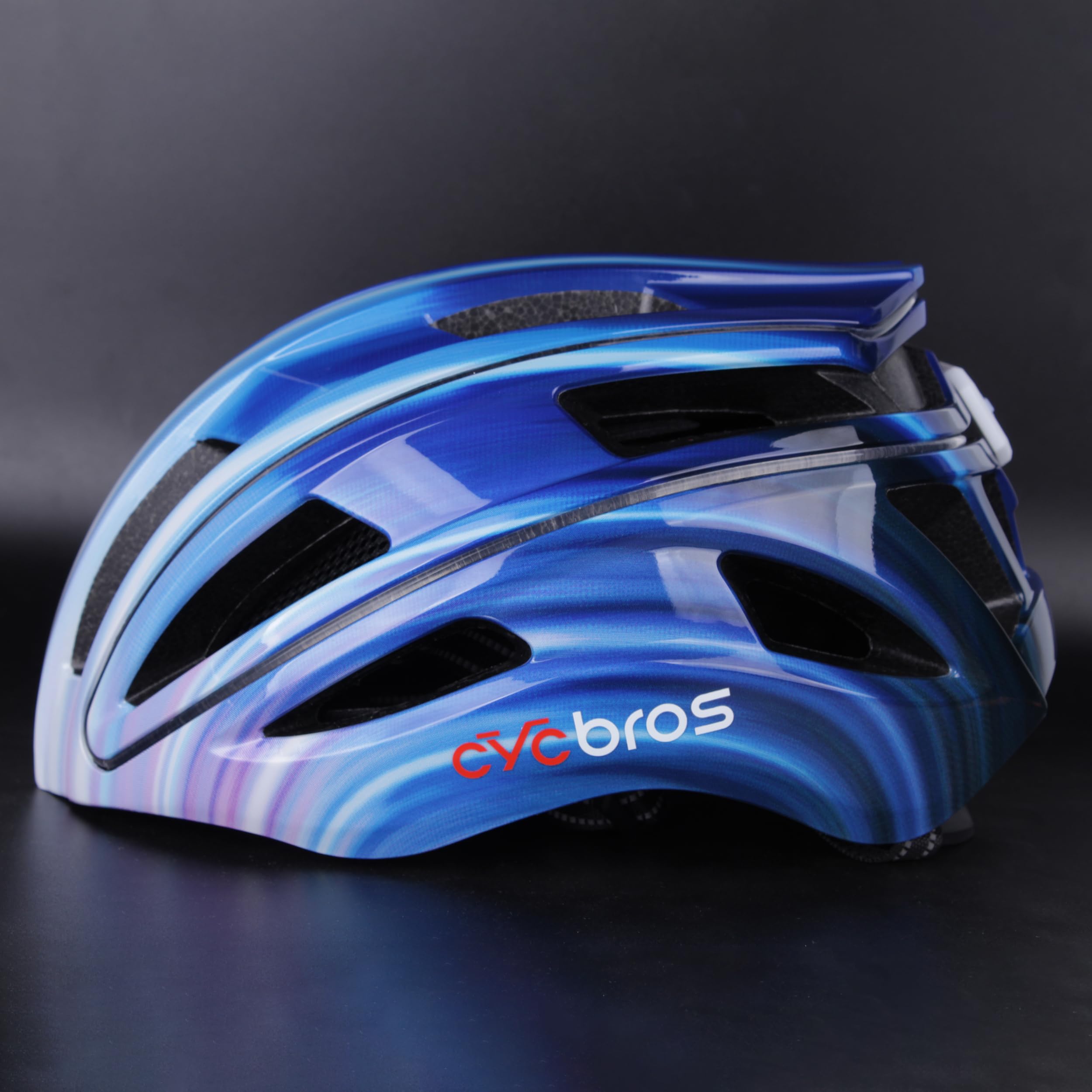 CYCBROS Adults Bike Helmet for Men Women That's Light, Cool Bicycle Helmet with USB Rechargeable Rear Light for Urban Commuter