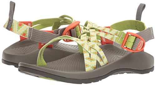 Chaco womens Zx1 Ecotread Kids Sandal, Zigzag Greenery, 12 Little Kid US
