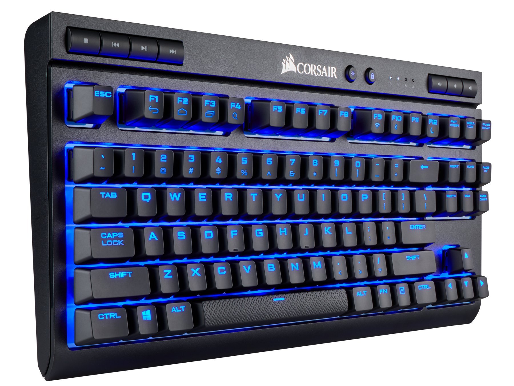 CORSAIR K63 Wireless Mechanical Gaming Keyboard, Backlit Blue Led, Cherry MX Red - Quiet & Linear (Renewed)