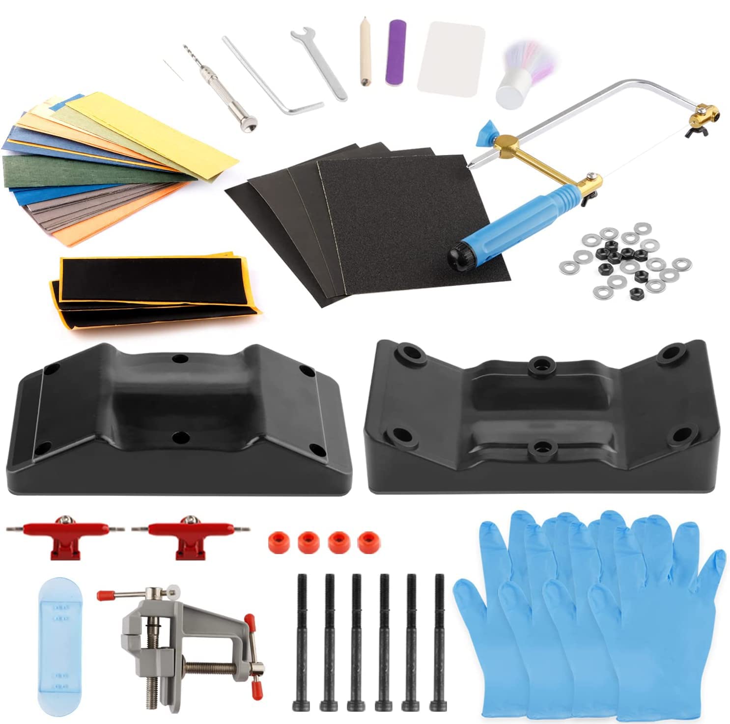 Fingerboard Complete Mold Kit,Make Finger Skateboards for Kids,DIY Mini Finger Skateboard.