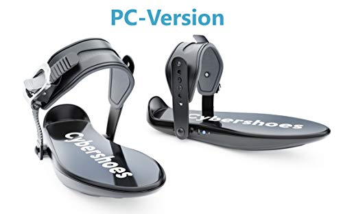 Cybershoes for STEAM VR - PC-Version - Use with Your VR Headset for Walking or Running in VR Games. Includes CYBERCHAIR and CYBERCARPET. Experience The Power of Virtual Reality Gaming.