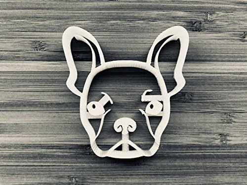 French Bulldog Cookie Cutter and Dog Treat Cutter - Face - 3 inch