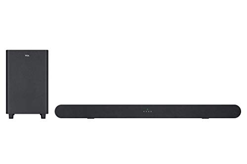 TCL Alto 6+ 2.1 Channel Dolby Audio Sound Bar with Wireless Subwoofer, Bluetooth – TS6110, 240W, 31.5-inch, Black