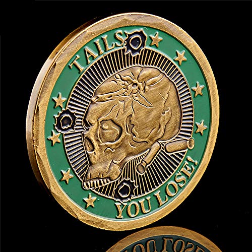 Good Luck Heads Tails Challenge Coin,Heads We Win Tails You Lose